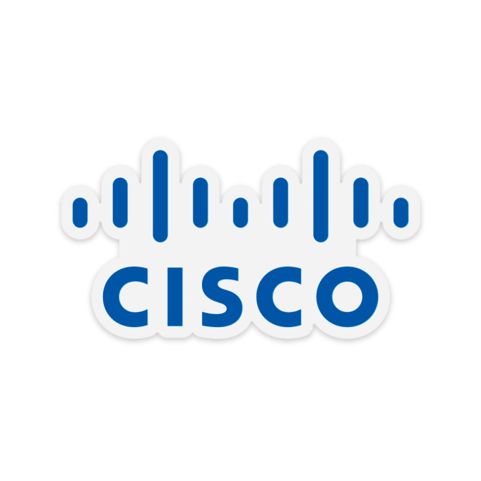 Core Cisco Sticker - Medium Blue